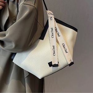 Bags | Love Design Tote Bag Trendy Largecapacity Shoulder | Poshmark
